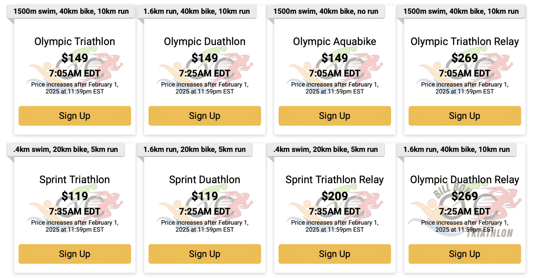 BillBone Olympic Triathlon 2025 | Swim, Bike & Run